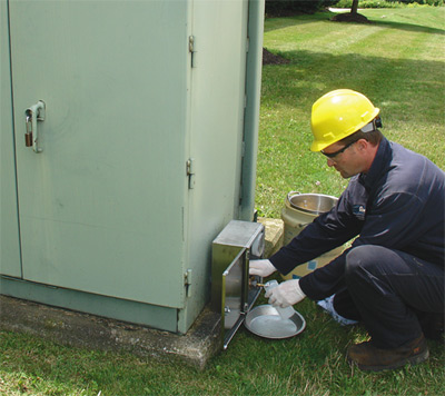 SampleSafe™ Safe Oil Sampling for Cabinet Style Transformers | Acts 4:12